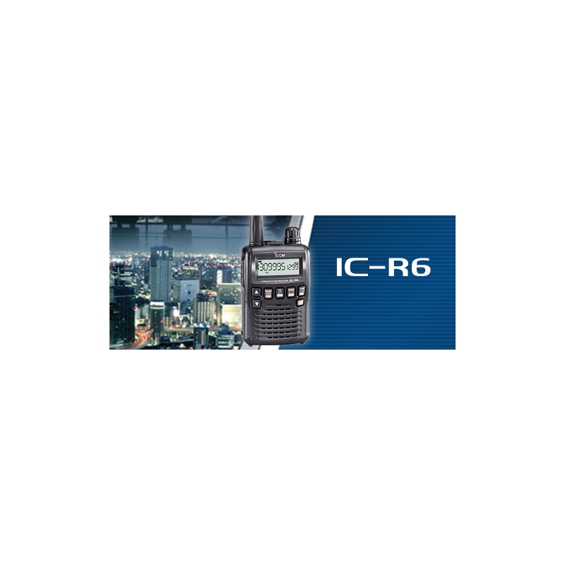 Icom IC-R6 pienikokoinen skannerivastaanotin