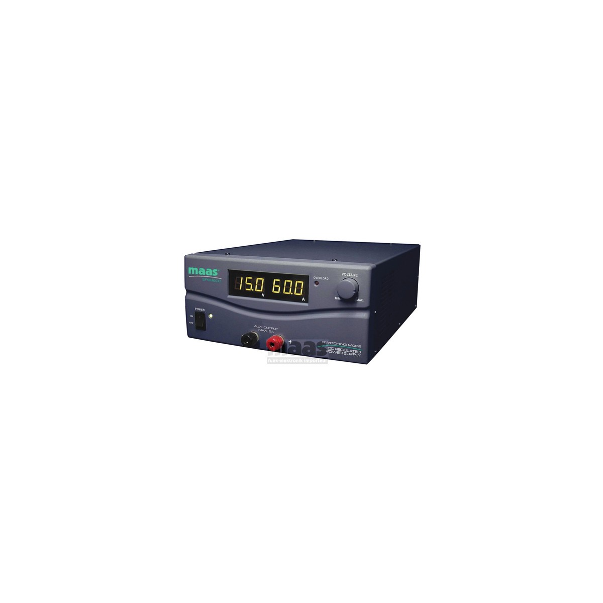 SPS 9600 RF-suojattu virtalähde1-15V DC, 60 A