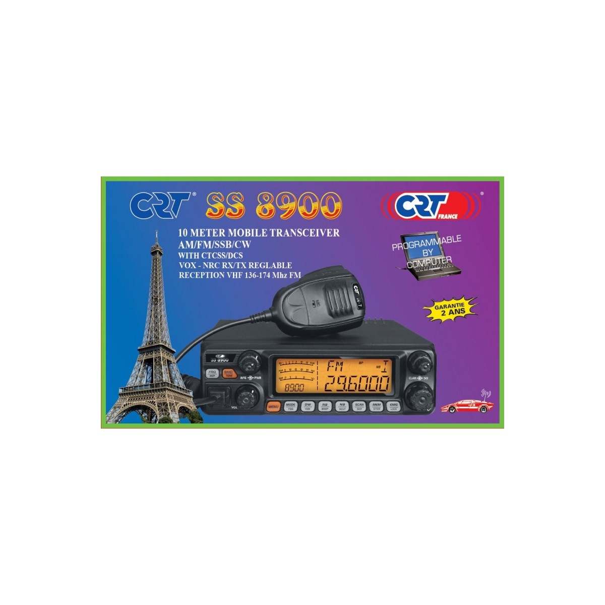 CRT SS 8900 28-29.7 MHz multimode transceiver