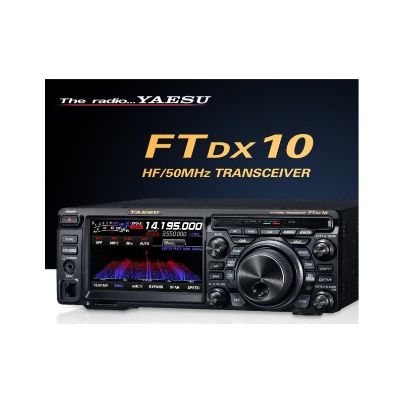 Yaesu FTDX10 100 W HF/50 MHz transceiver