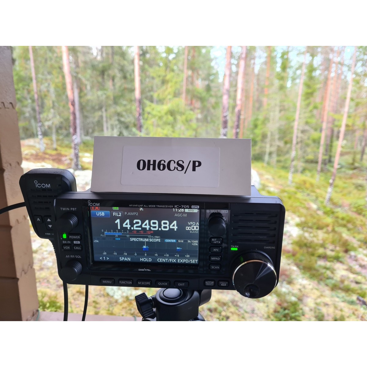 Icom IC-705 Plus 5 MHz 10 W SDR-transceiver 1,8 - 430 MHz 3150 mAh BP ...